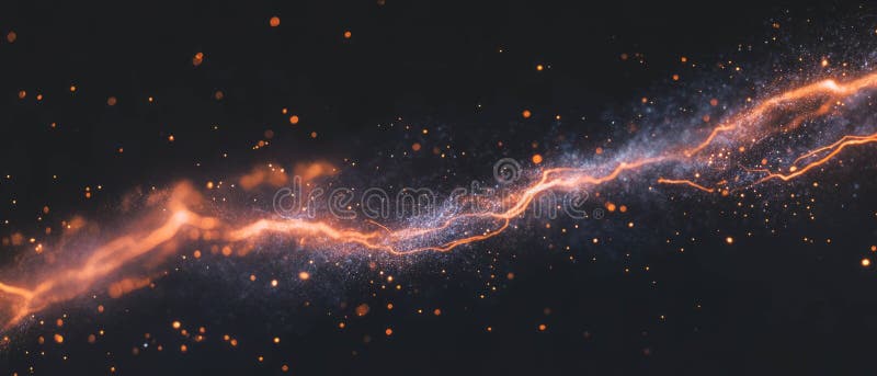 Captivating Lightning Streaks Create a Dramatic Electric Overlay on a ...