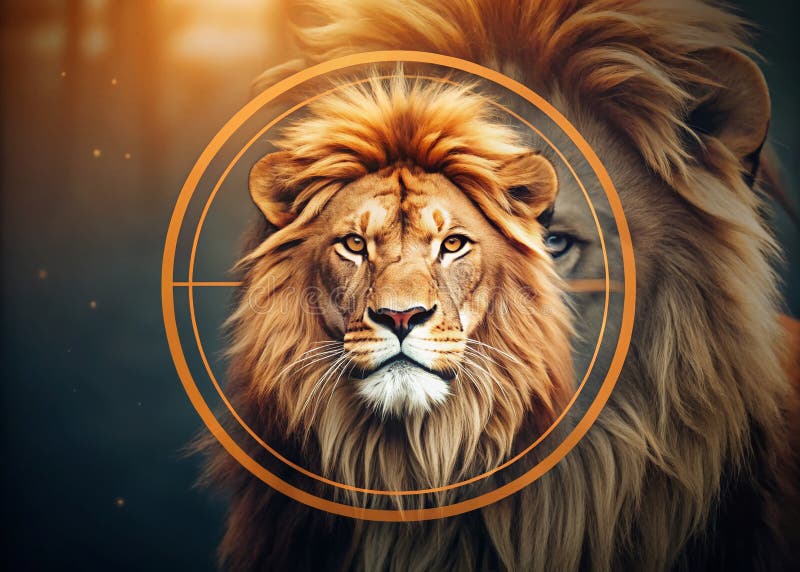 Modern Lion Logo Design a Powerful Circular Symbol for Corporate ...