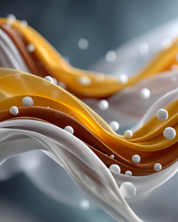 A Captivating Liquid Splash of White and Orange in Quantum Computing ...