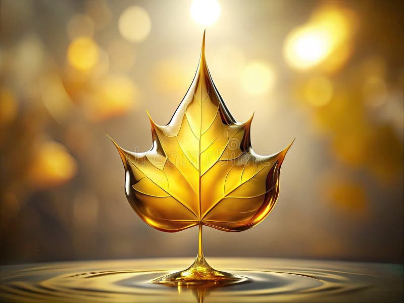 Premium Canadian Maple Syrup Logo Design a Vibrant Maple Leaf and ...