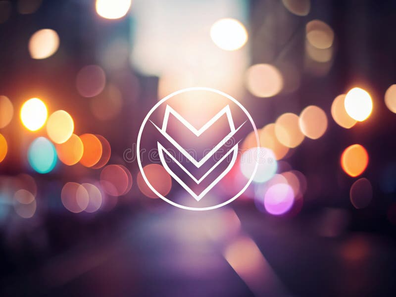 Stylish Ultraviolet Protection Logo Design Bokeh Effect for Enhanced ...