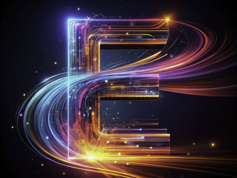 Dynamic ELetter Logo a Stunning Long Exposure Design for Modern ...