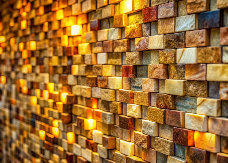 Stunning Long Exposure Stone Wall Texture a Natural Mosaic for Interior ...