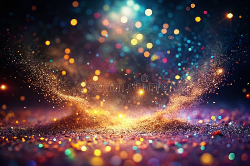 Captivating Looping Background of Organic Dust Particles a Silhouetted ...