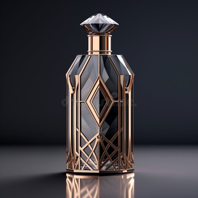 Captivating and Luxurious Perfume Bottle Inspired by Timeless Elegance Stock Photo - Image of ...
