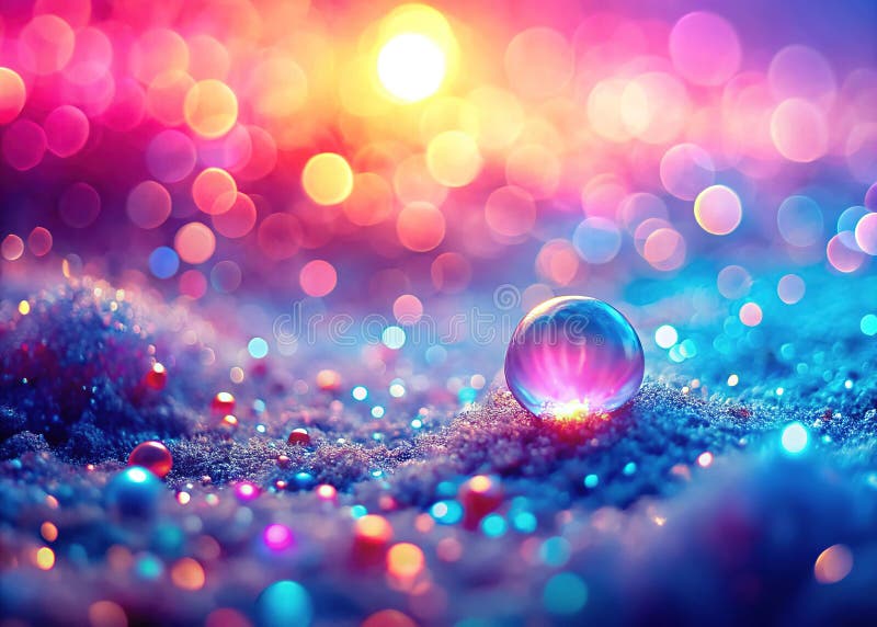 Captivating Macro Dawn Spectrum a Vibrant Pink and Blue Gradient Poster ...