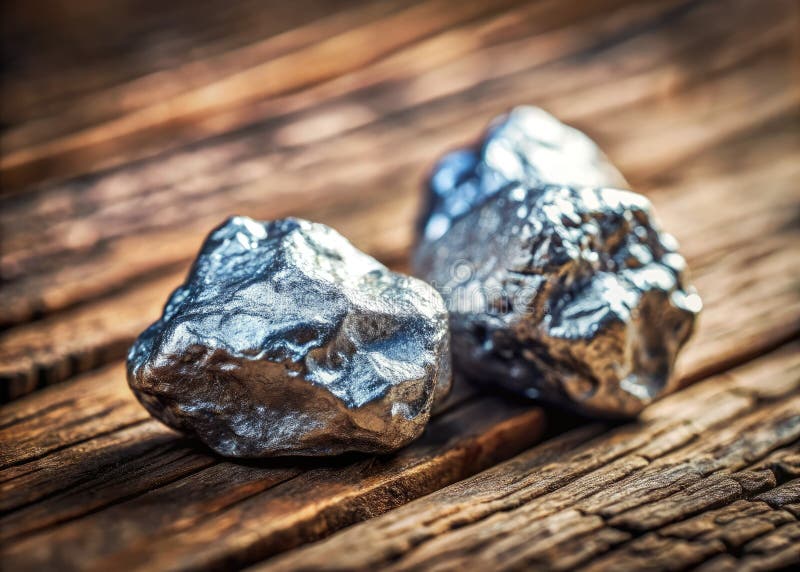 Unveiling the Radiant Beauty of Raw Silver Nuggets a Macro Photography ...