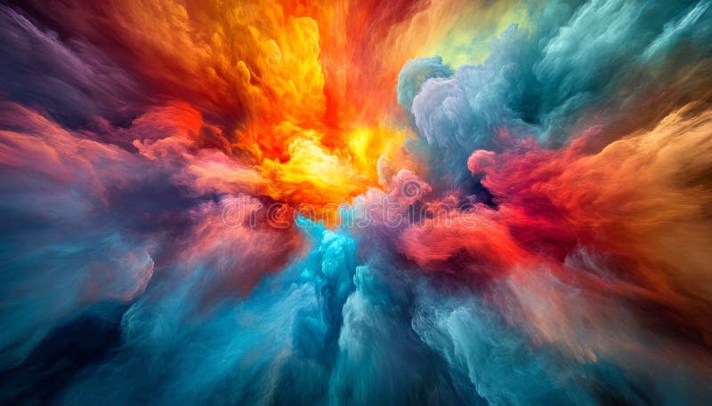 Captivating Macro Photography Showcasing Vibrant Color Pulsation in ...