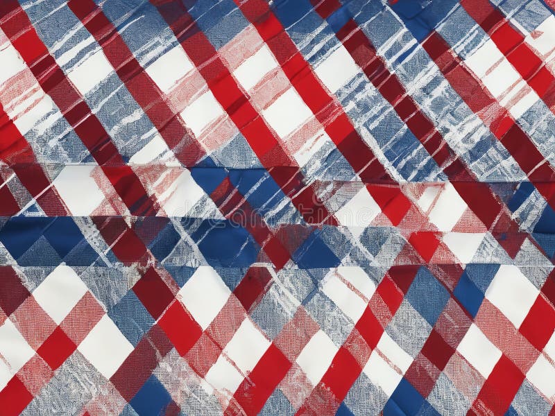 Commemorate Memorial Day with a Striking Plaid Background Design ...