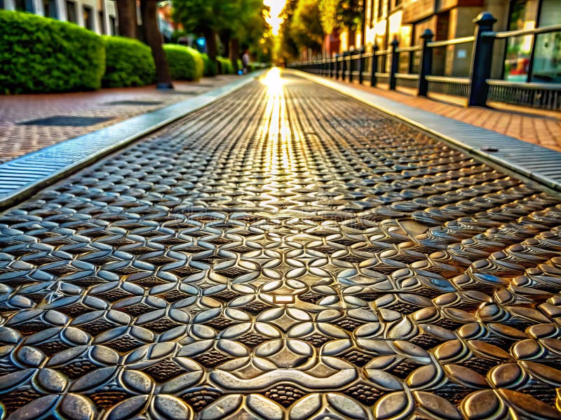 Stunning Metal Sidewalk Design: Intricate Patterns Enhance Urban ...