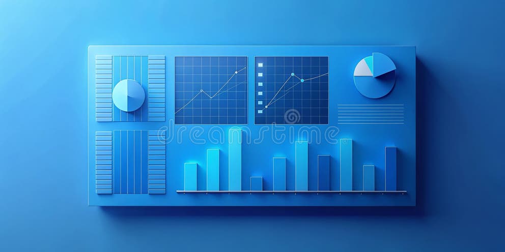 Stunning Minimalist Blue Infographic Chart Design a Clean and Modern ...