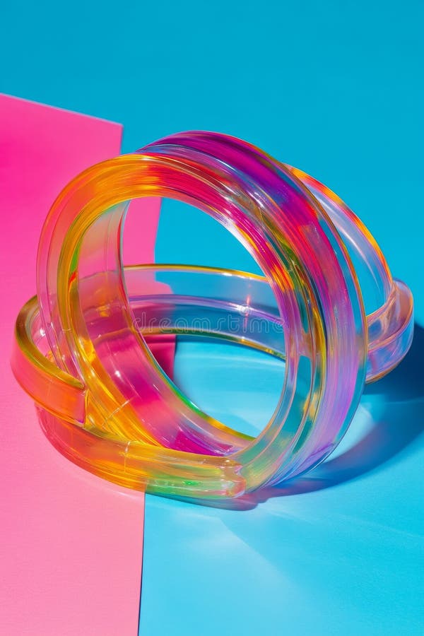 A Captivating Minimalist Crystal Ring with Magnificent Rainbow ...