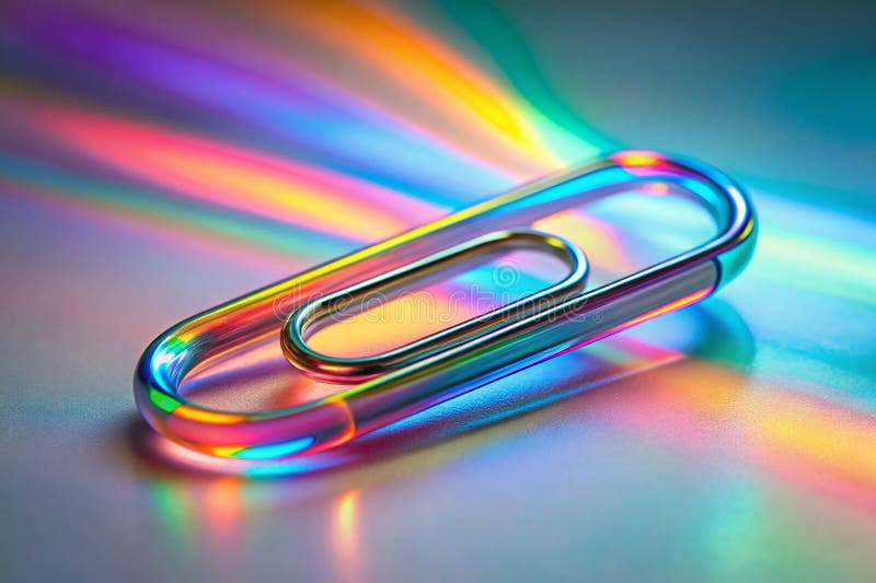 Ethereal Paperclip a Minimalist Exploration of Form and Shadow in ...