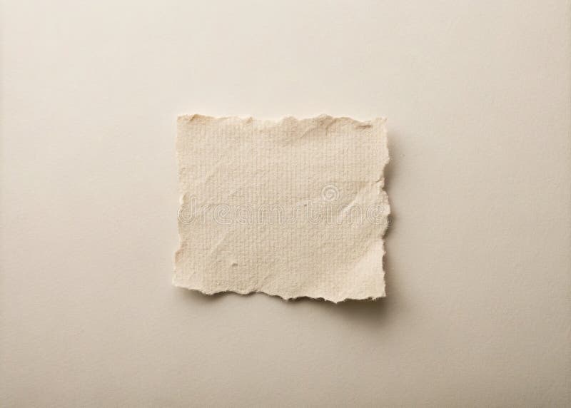 Torn Square Paper a Minimalist Exploration of Texture and Imperfection ...