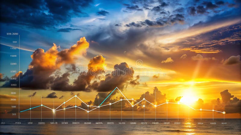 Stunning Tropical Sunset Weather Forecast Chart a Minimalist ...