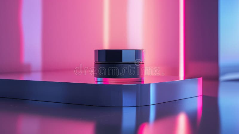 Captivating Mockup of Cosmetic Product Packaging on Reflective Surface ...