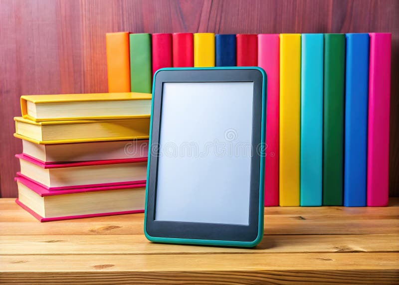 Elegant EReader Mockup Blank Screen Design Showcase for Book Covers and ...