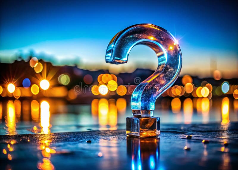 Stylized Question Mark with a Smiling Curve Evokes Curiosity and Joy in ...