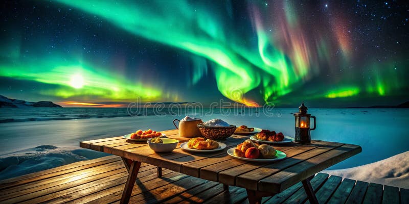 Captivating Northern Lights Dinner a Culinary Symphony Under the Aurora ...