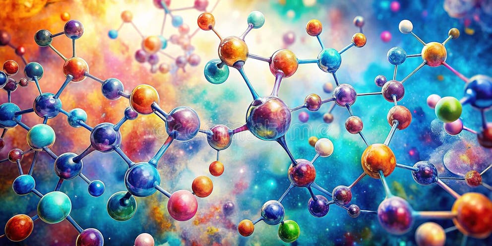 A Captivating 1080p Microscopic View of a Complex Molecular Structure a ...