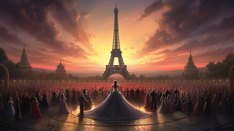 Captivating Paris Olympic Games Visual Representation. Spirit of ...