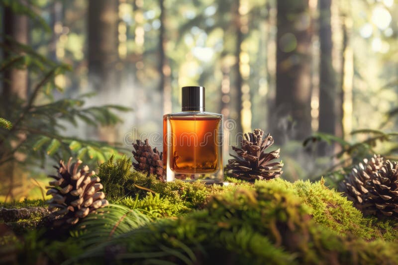 Captivating Perfume Concept with Glowing Mist, Abstract Art, and ...