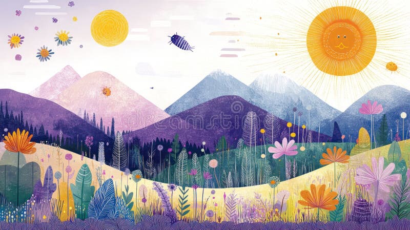 Thriving Ecosystem: a Vibrant Harmony of Plants, Animals, and Insects ...