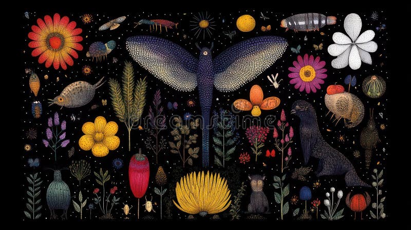 Thriving Ecosystem: a Vibrant Harmony of Plants, Animals, and Insects ...