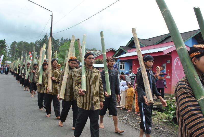 A Captivating Photo Capturing Members of the Javanese Community Dressed ...