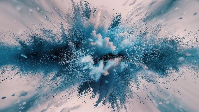 Captivating Picture of Blue Colour Like Splash Smoke and Cloudy Moment ...