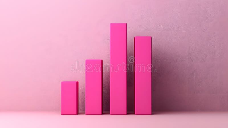Captivating Pink Bar Graphs Showcasing Data Trends and Visual Metrics ...