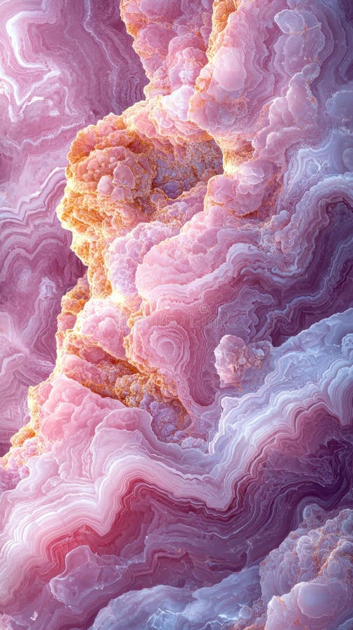 Captivating Pink and Gold Swirl Design Creating a Striking Visual ...