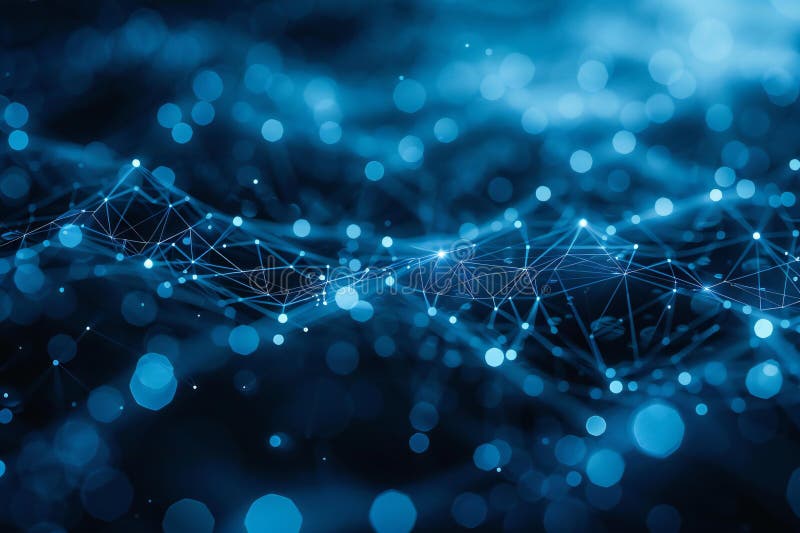 Captivating Presenting Abstract Background with Digital Connections and ...