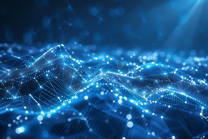 Captivating Presenting Abstract Background with Digital Connections and ...