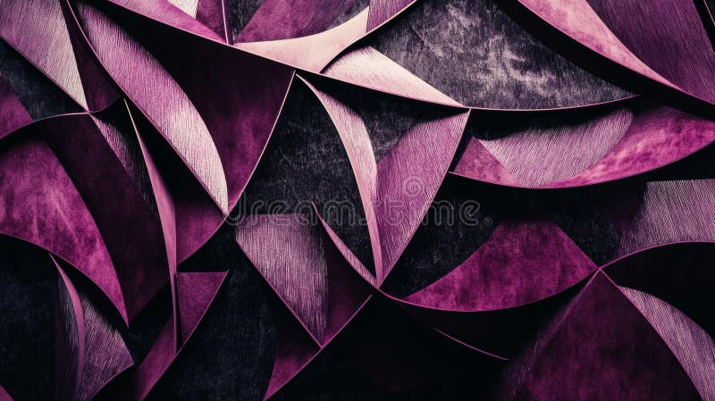 Captivating Purple Shapes with Depth and Complexity, Perfect for Modern ...
