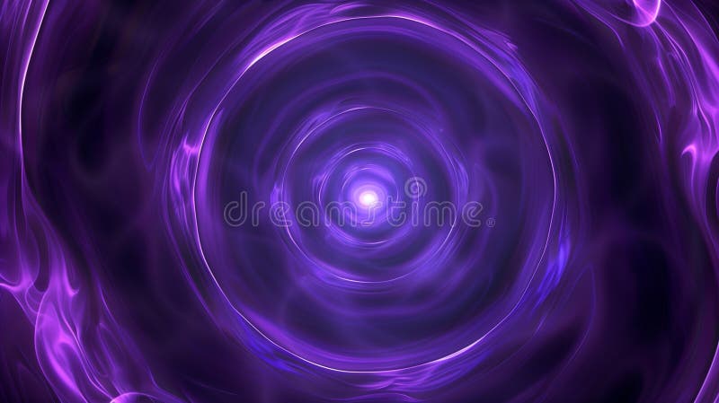 Hypnotic Spiral in Purple Hues Stock Image - Image of visual, generated ...