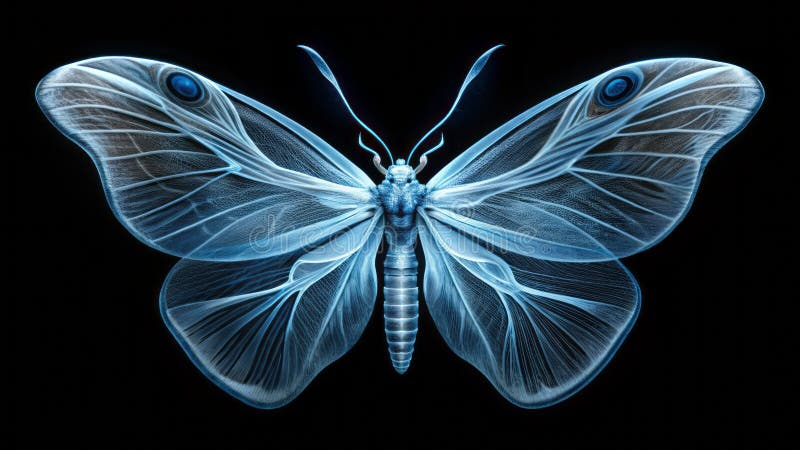 Unveiling the Hidden Beauty XRay Visualization of a Moths Exquisite ...