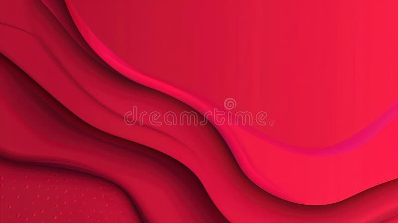 Captivating Red Abstract Background with Curved Surfaces and Halftone ...