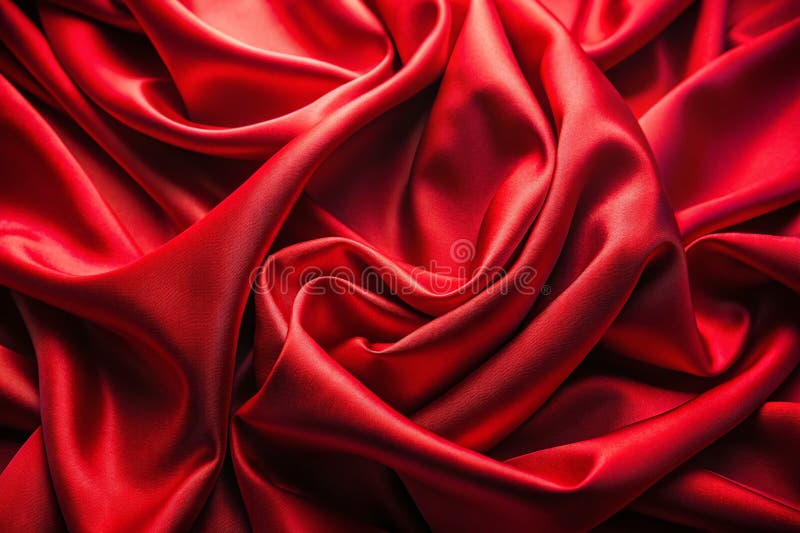 Captivating Red Draped Fabric Texture a Luxurious Background for Design ...