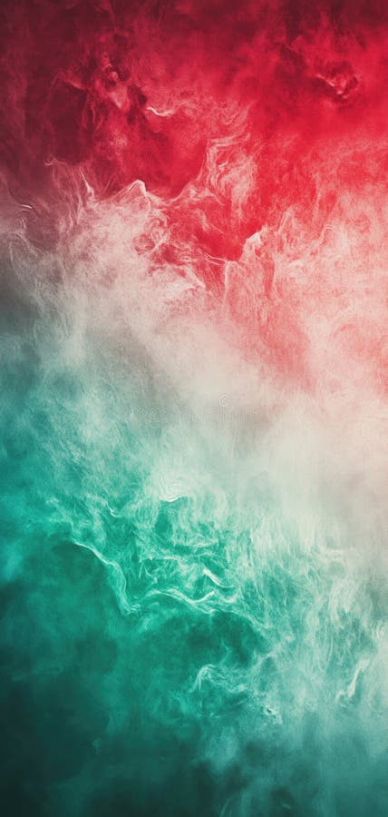 Captivating Red and Mint Green Aurora Borealis Wallpaper for IPhone ...