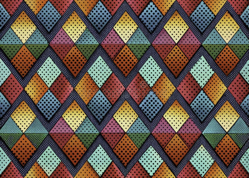 Elegant Rhombus Grid Pattern a Stylish Seamless Geometric Background ...