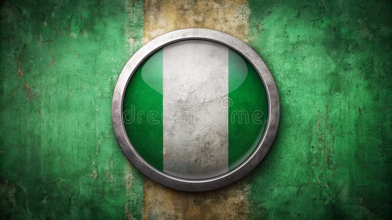 A Striking Round Nigeria Flag Design a Powerful Visual Representation ...
