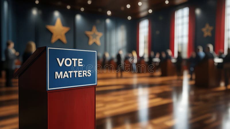 A Captivating Scene Emphasizing the Importance of Voting in a Civic ...