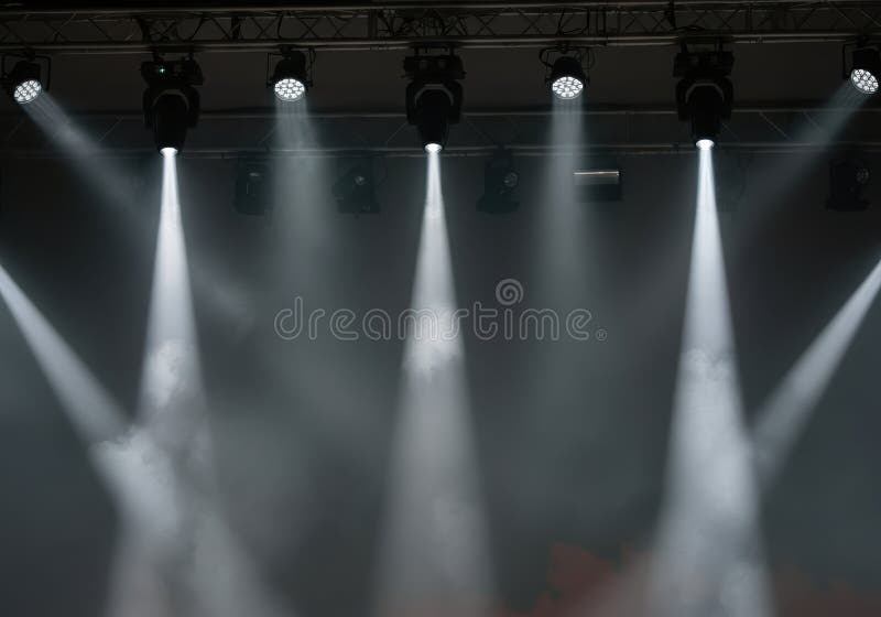 Dramatic Stage Lights Illuminating a Performance with Vibrant Beams ...