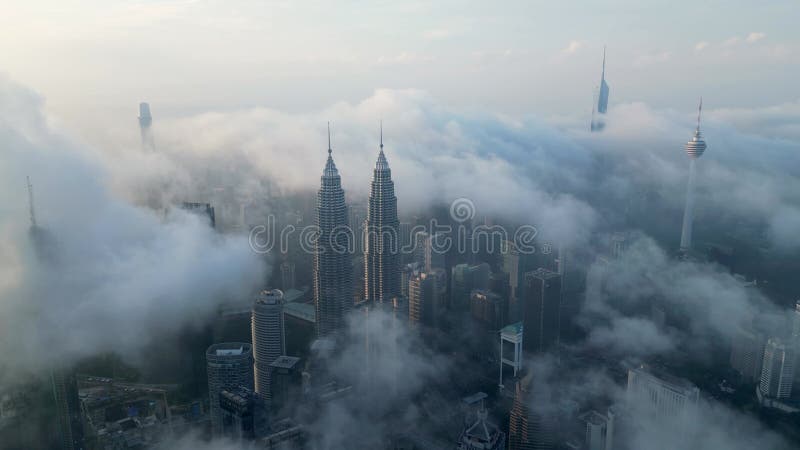 Captivating Scenes Dawn S First Light Breaks Over KLCC S Skyline Stock ...