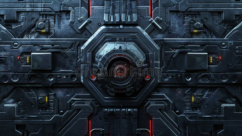 Captivating Sci Fi Seamless Texture Featuring Digital Patterns and ...