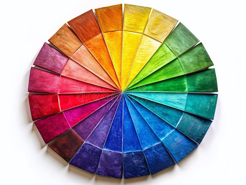 Captivating 12Section Color Wheel Design a Visual Symphony of Hues with ...