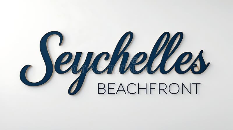 Captivating Seychelles Beachfront Design Featuring Stylish Typography ...