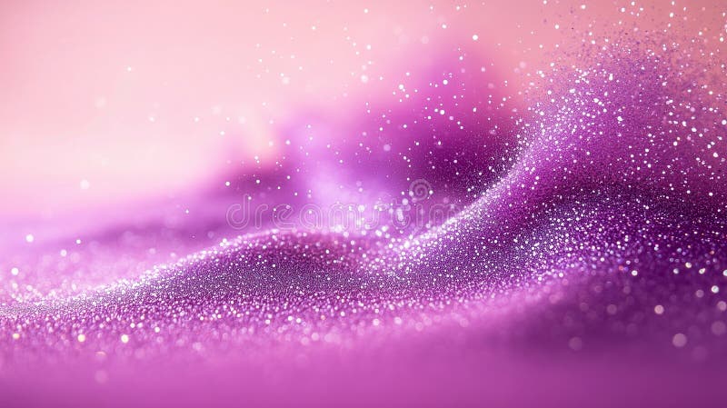 Captivating Shimmering Purple Background Ethereal Glow Effects Stock ...