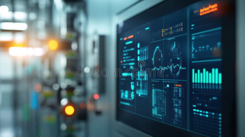 A Captivating Shot of an Energy Analytics Screen Showing a Realtime ...